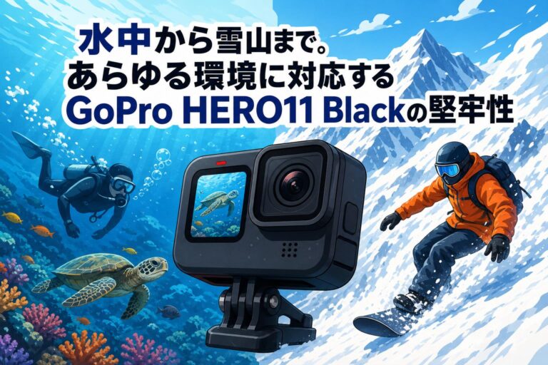 水中から雪山まで。あらゆる環境に対応するGoPro HERO11 Blackの堅牢性 | PANDA TIMES（パンダタイムス）