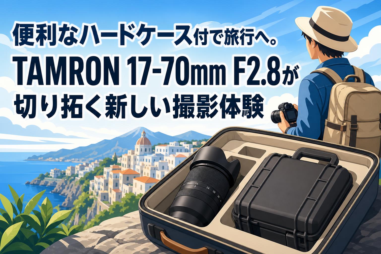 便利なハードケース付で旅行へ。TAMRON 17-70mm F2.8が切り拓く新しい撮影体験 | PANDA TIMES（パンダタイムス）