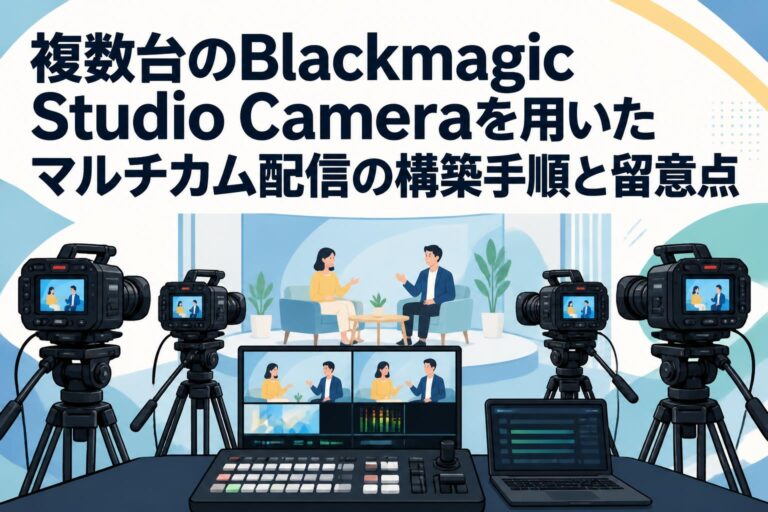 複数台のBlackmagic Studio Cameraを用いたマルチカム配信の構築手順と留意点 | PANDA TIMES（パンダタイムス）
