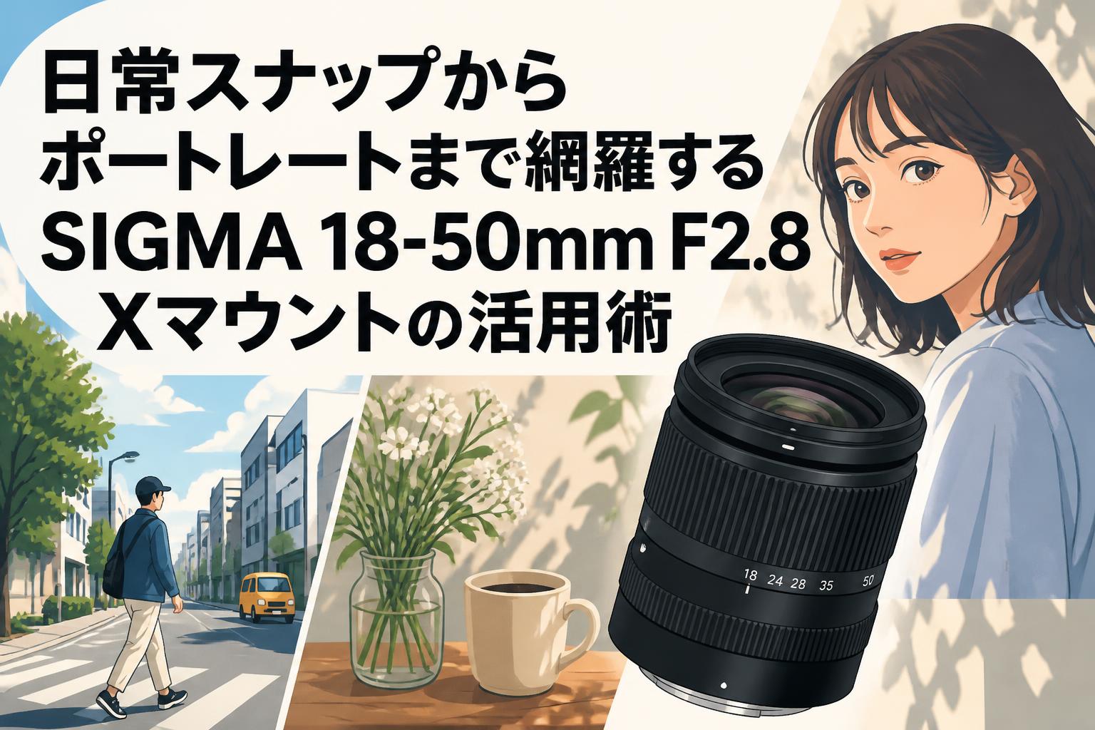 日常スナップからポートレートまで網羅するSIGMA 18-50mm F2.8 Xマウントの活用術 | PANDA TIMES（パンダタイムス）