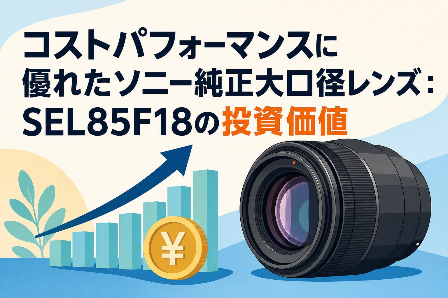 コストパフォーマンスに優れたソニー純正大口径レンズ：SEL85F18の投資価値 | PANDA TIMES（パンダタイムス）