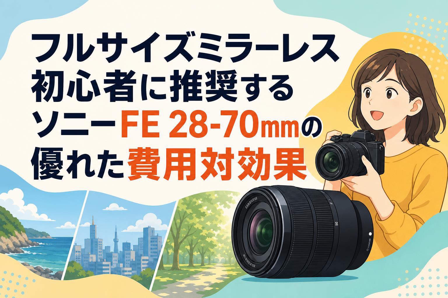 フルサイズミラーレス初心者に推奨するソニーFE 28-70mmの優れた費用対効果 | PANDA TIMES（パンダタイムス）