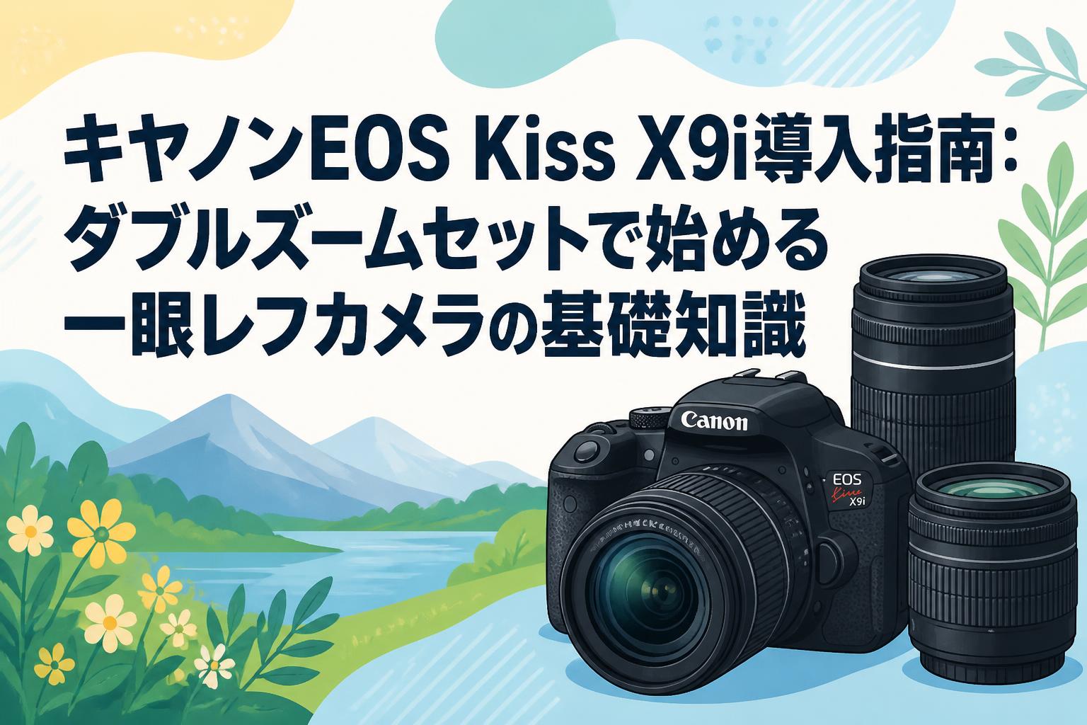 キヤノンEOS Kiss X9i導入指南：ダブルズームセットで始める一眼レフカメラの基礎知識 | PANDA TIMES（パンダタイムス）