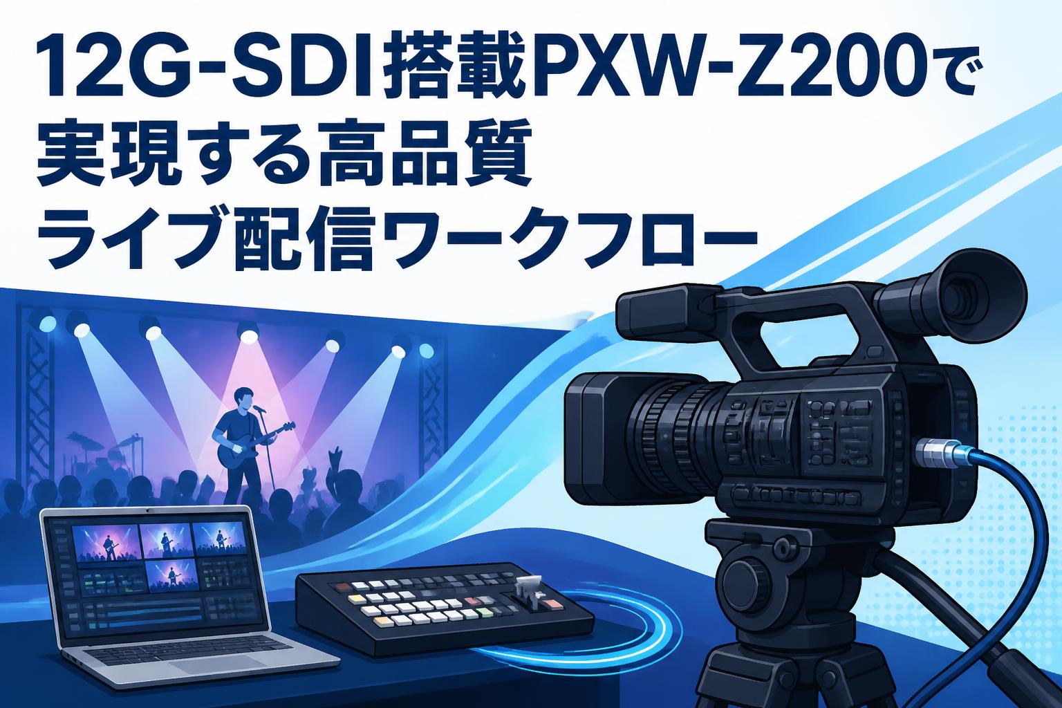 12G-SDI搭載PXW-Z200で実現する高品質ライブ配信ワークフロー | PANDA TIMES（パンダタイムス）