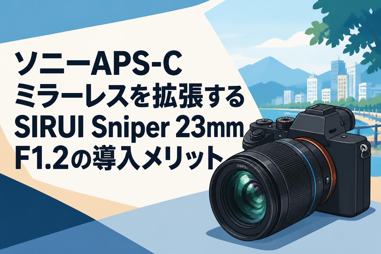 ソニーAPS-Cミラーレスを拡張するSIRUI Sniper 23mm F1.2の導入メリット | PANDA TIMES（パンダタイムス）