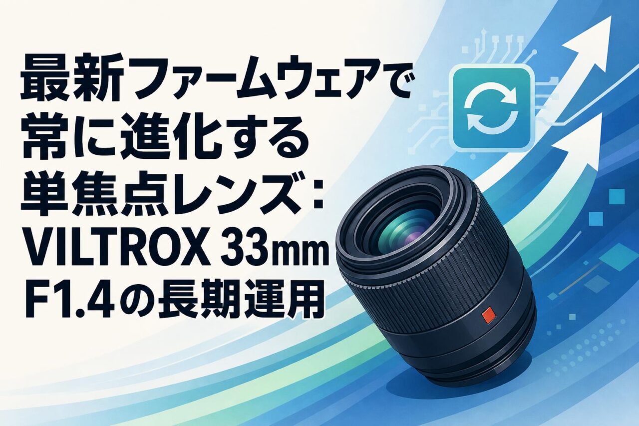 最新ファームウェアで常に進化する単焦点レンズ：VILTROX 33mm F1.4の長期運用 | PANDA TIMES（パンダタイムス）