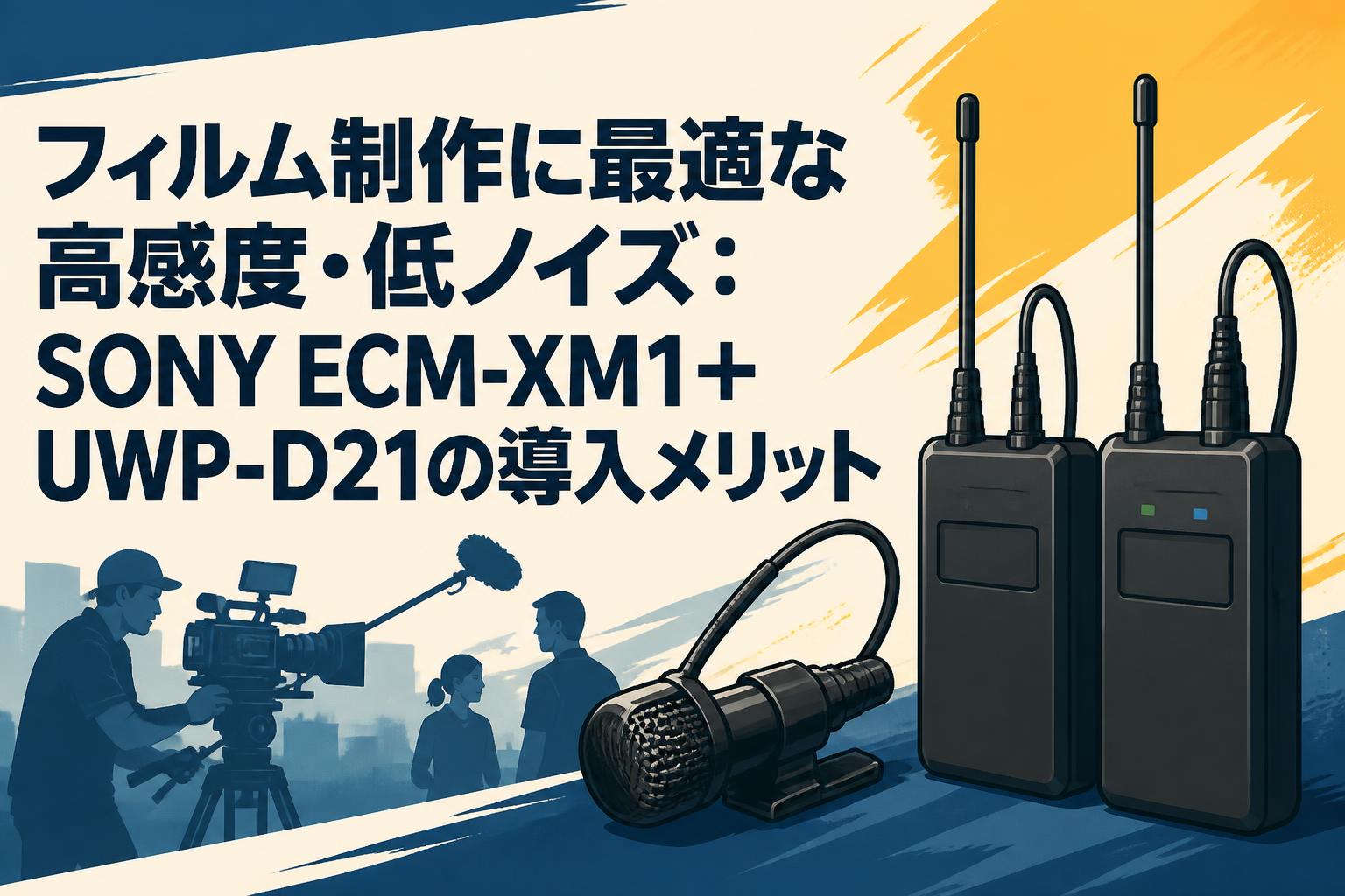 フィルム制作に最適な高感度・低ノイズ：SONY ECM-XM1＋UWP-D21の導入メリット | PANDA TIMES（パンダタイムス）