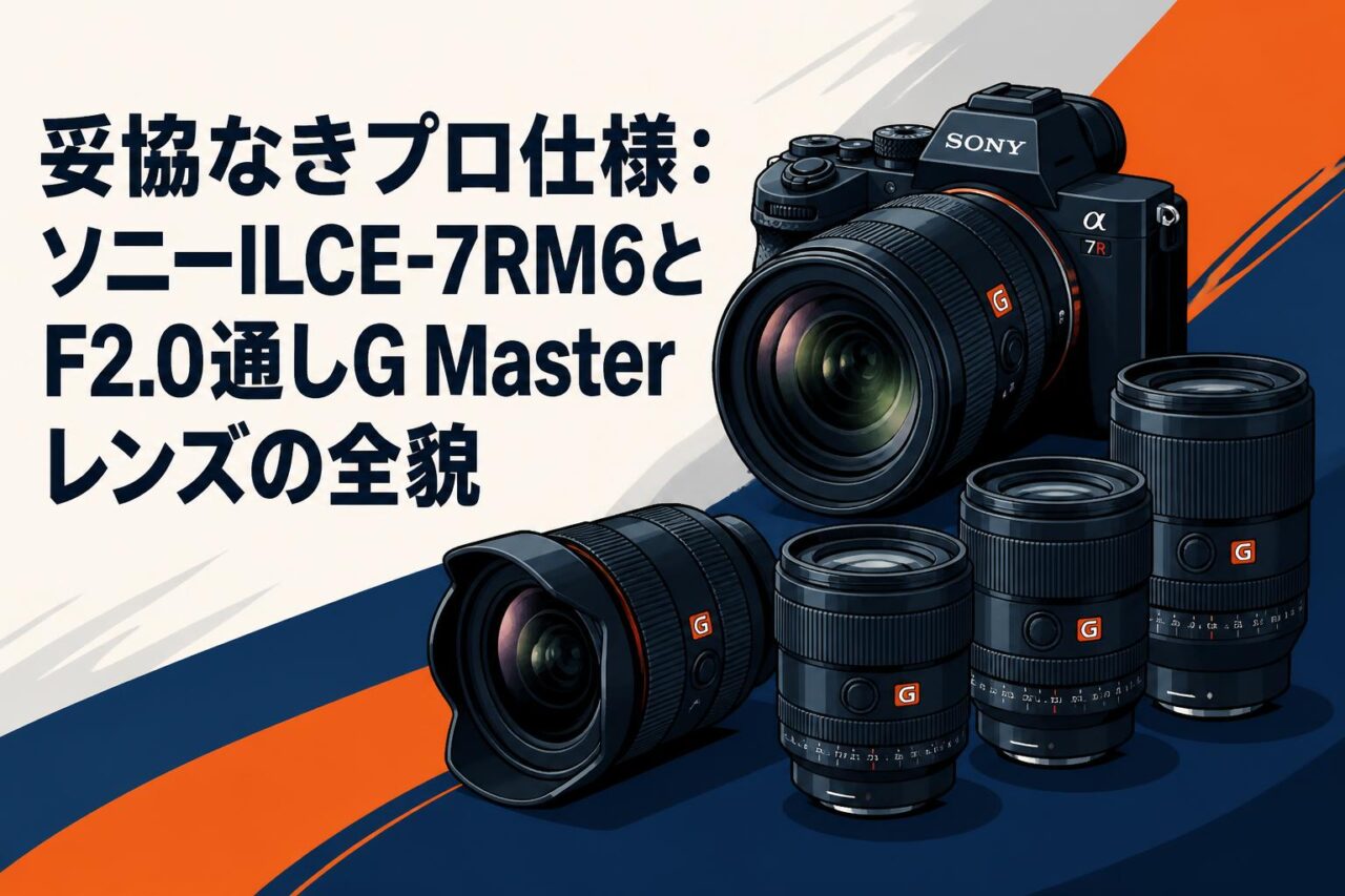 妥協なきプロ仕様：ソニーILCE-7RM6とF2.0通しG Masterレンズの全貌 | PANDA TIMES（パンダタイムス）