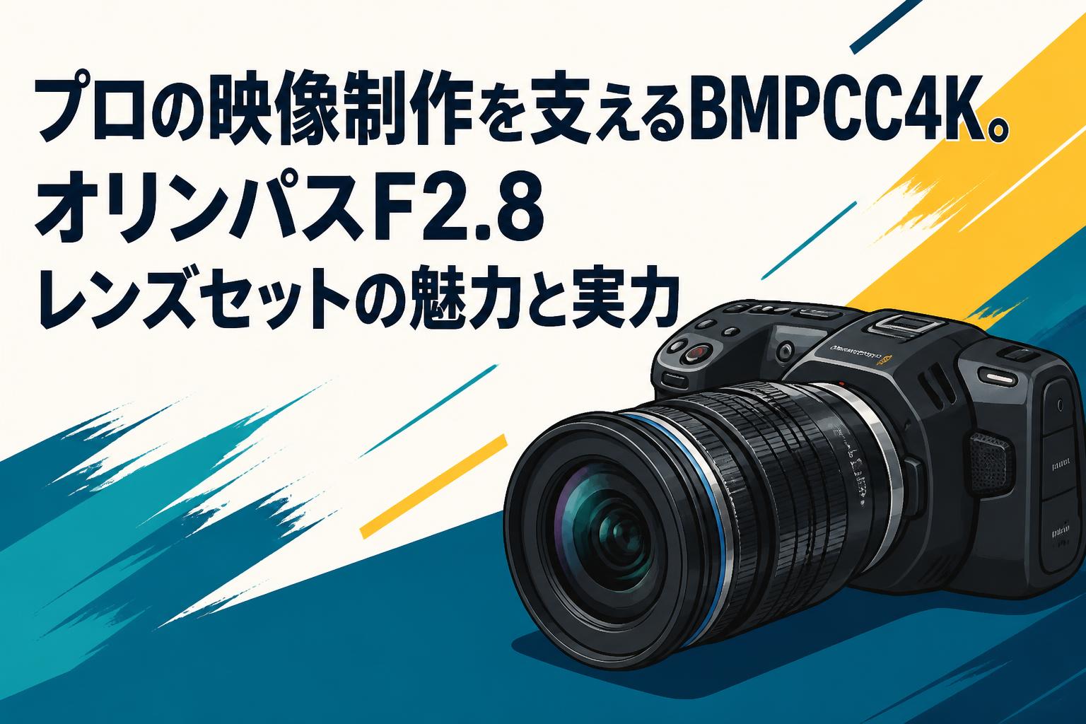 プロの映像制作を支えるBMPCC4K。オリンパスF2.8レンズセットの魅力と実力 | PANDA TIMES（パンダタイムス）