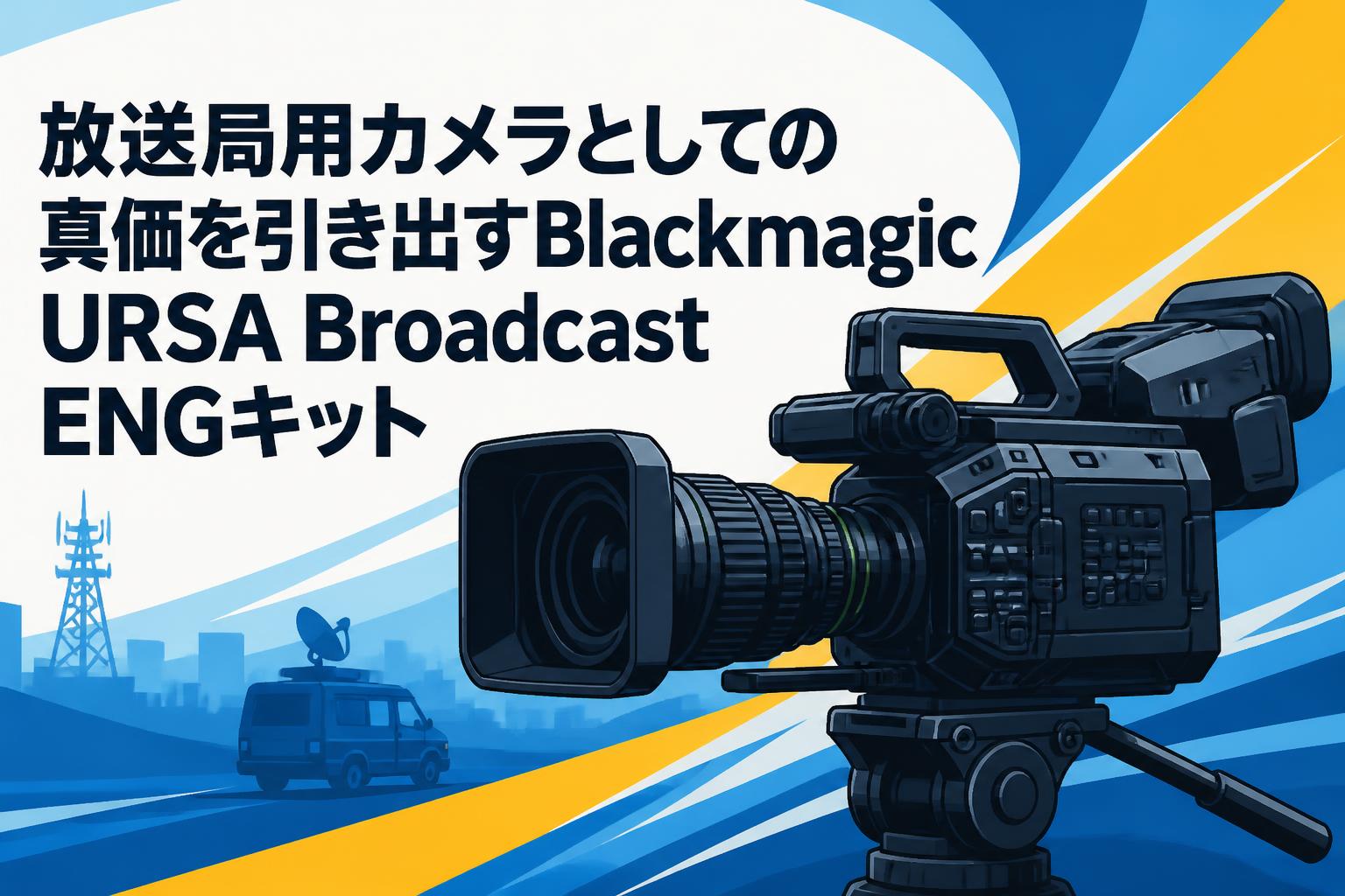 放送局用カメラとしての真価を引き出すBlackmagic URSA Broadcast ENGキット | PANDA TIMES（パンダタイムス）